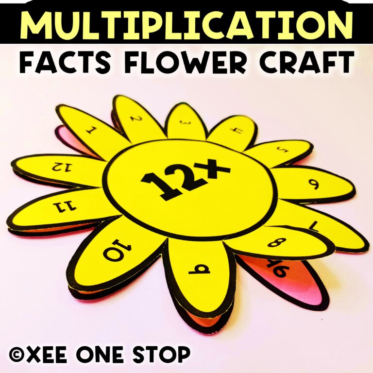 Multiplication Times Tables Wheel craft Practice Fluency Freebie | Made ...
