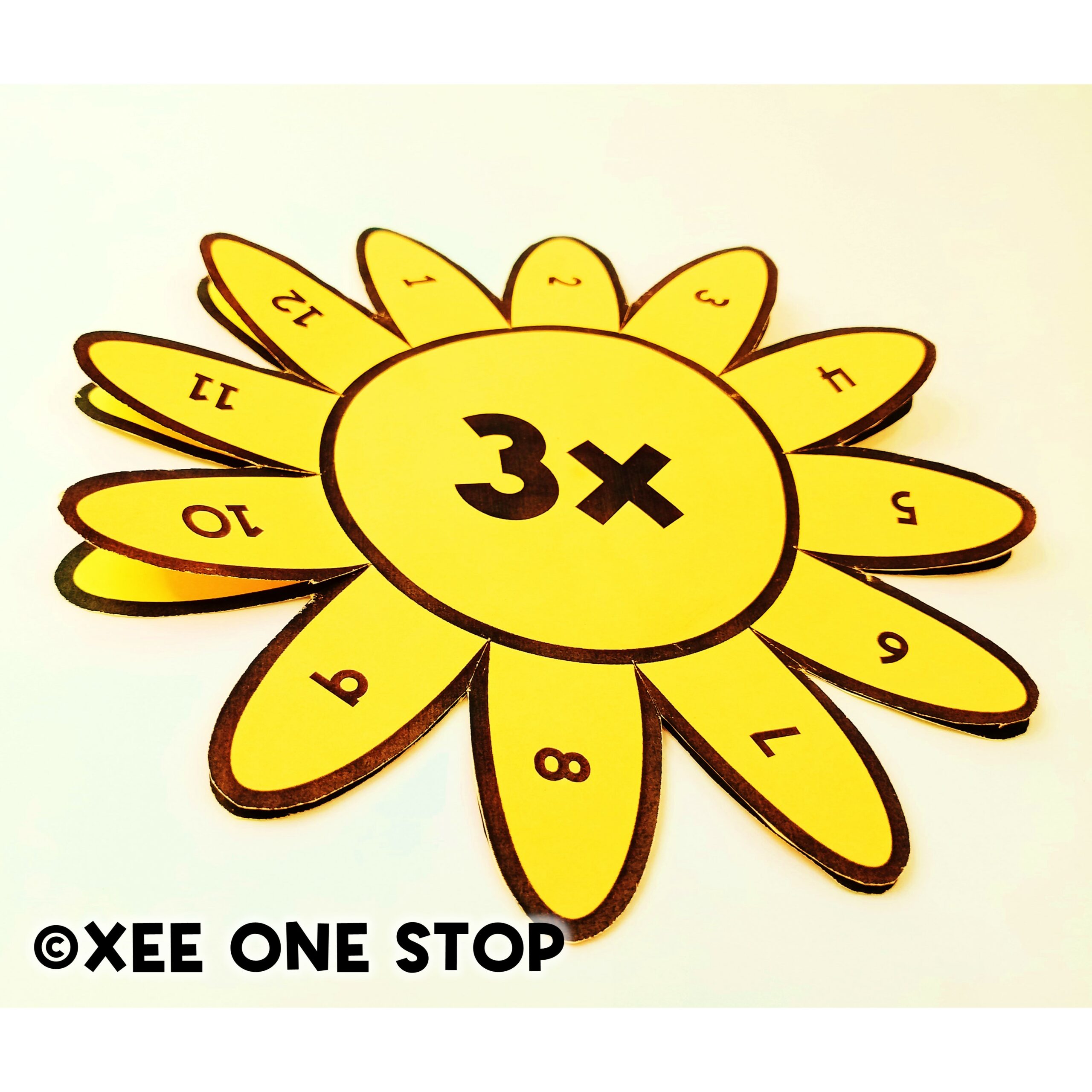 Multiplication Times Tables Facts Practice Fluency Flower Craft | Made ...