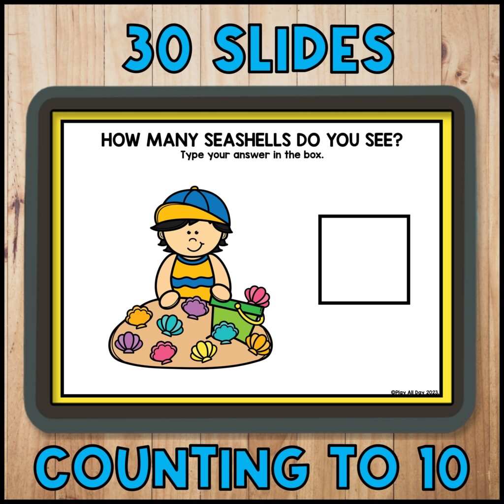 Summer Counting to 10 for Google Slides™ & PowerPoint™ | Made By Teachers