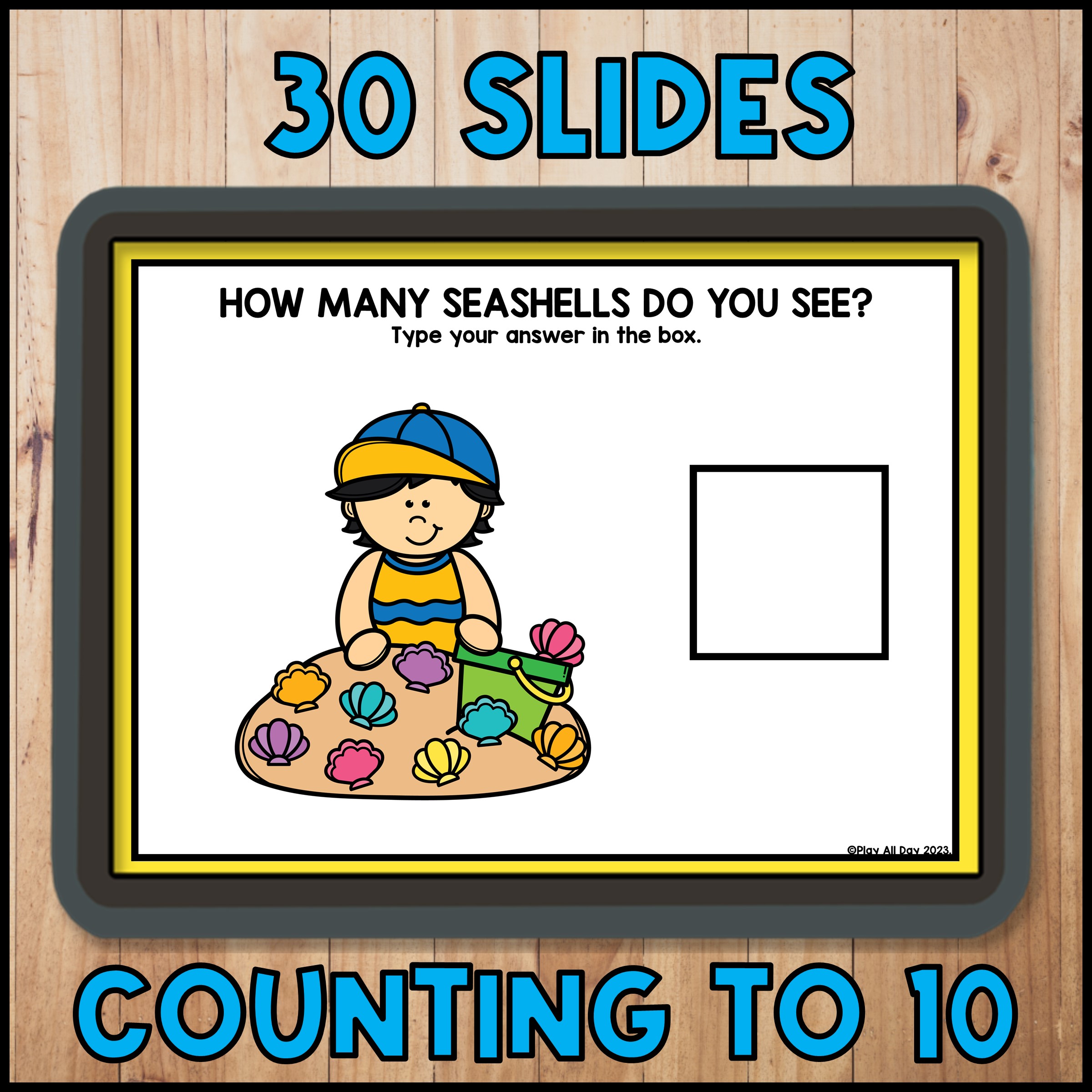 Summer Counting to 10 for Google Slides™ & PowerPoint™ | Made By Teachers