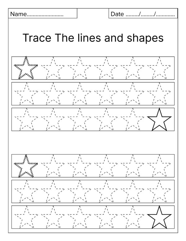 Fun-filled Kindergarten Workbook for Math and Letter Tracing Mastery ...