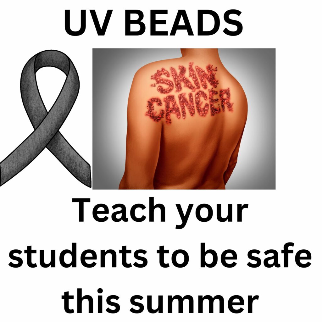 Camping, End of the year, UV beads Solar Beads Lab Stop Skin Cancer ...