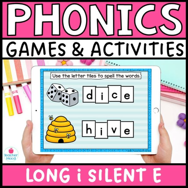 Phonics Games | Long i Silent E | Literacy Centers for 1st Grade ...