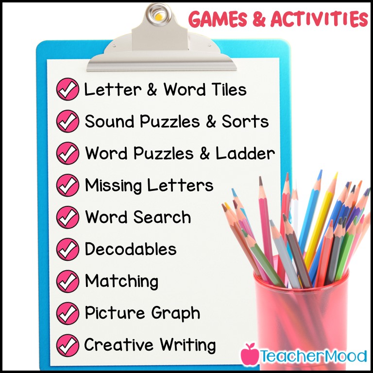 Phonics Games | FREE Long U Silent E | Literacy Centers for 1st Grade ...