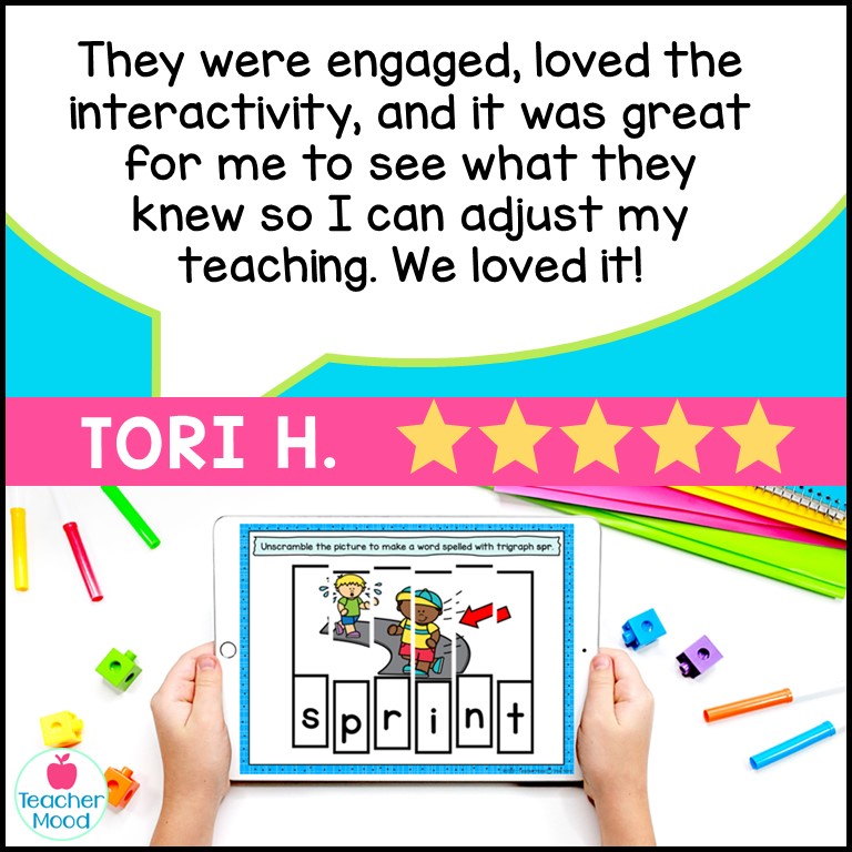 Phonics Games | 3 Letter Blends | Literacy Centers for 1st Grade ...