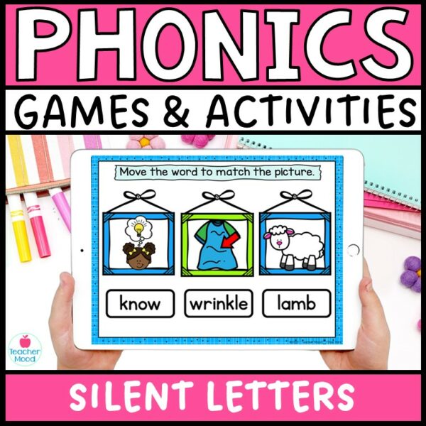 Phonics Games | Silent Letters | Literacy Centers for 1st Grade Phonics ...