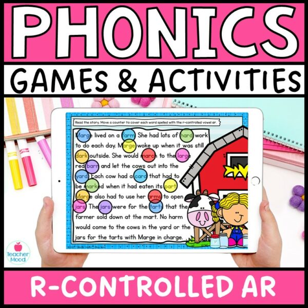 Phonics Games | R-Controlled Vowel AR | Literacy Centers for 1st Grade ...