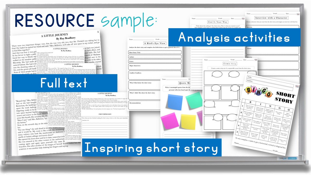 Space Exploration Unit - Middle School Reading Activities - Print and ...