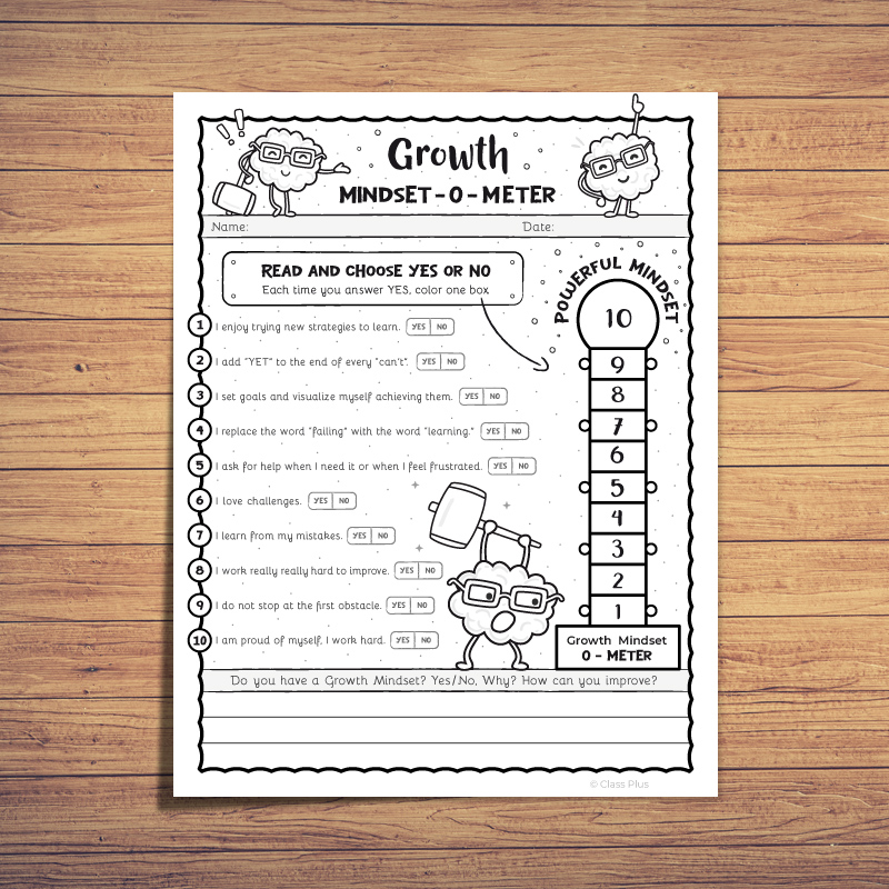 Growth Mindset - O - Meter | Made By Teachers