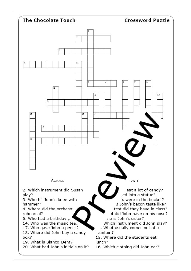 Patrick Skene Catling "The Chocolate Touch" worksheets | Made By Teachers