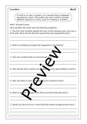 Neil Gaiman "Coraline" worksheets | Made By Teachers