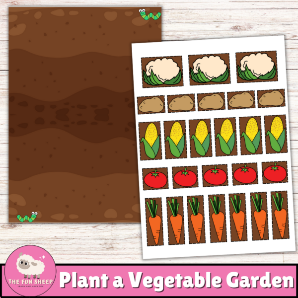 Plant a Vegetable Garden | Make Your Own Garden Printable, Cut and ...