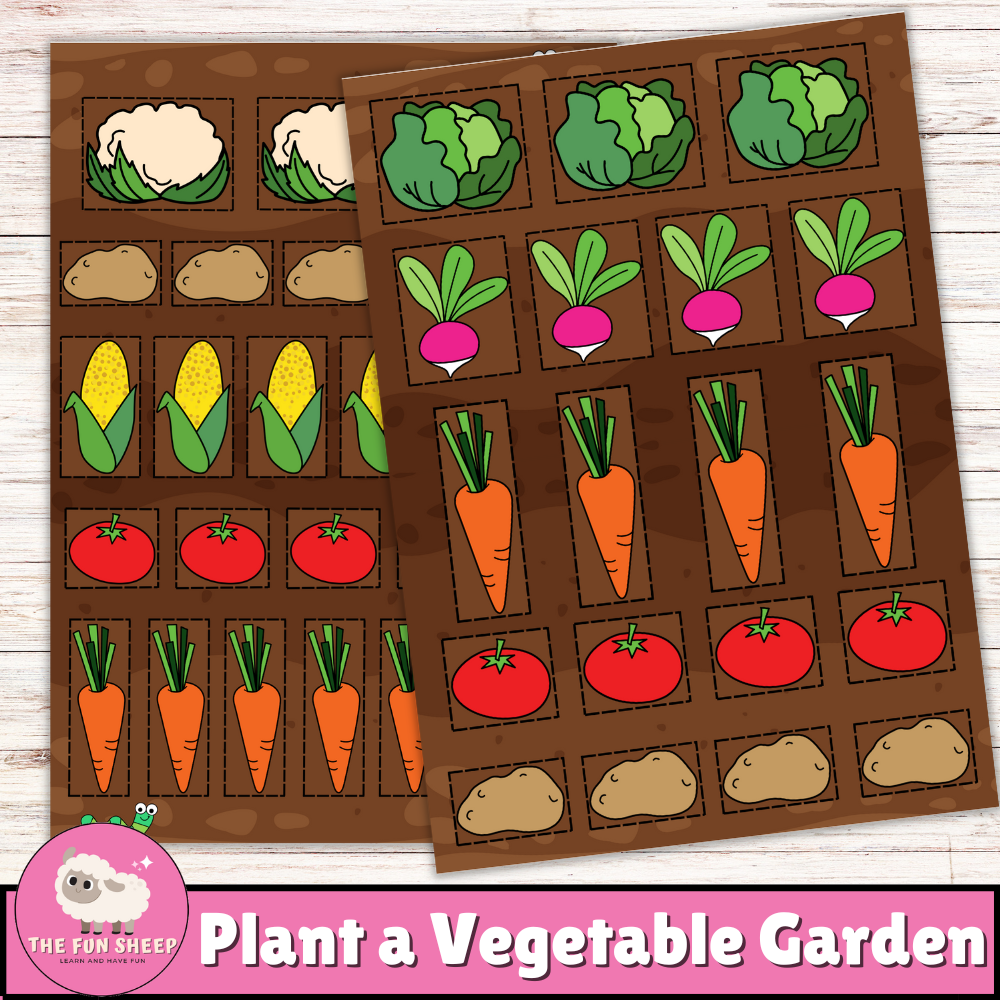 Plant a Vegetable Garden | Make Your Own Garden Printable, Cut and ...