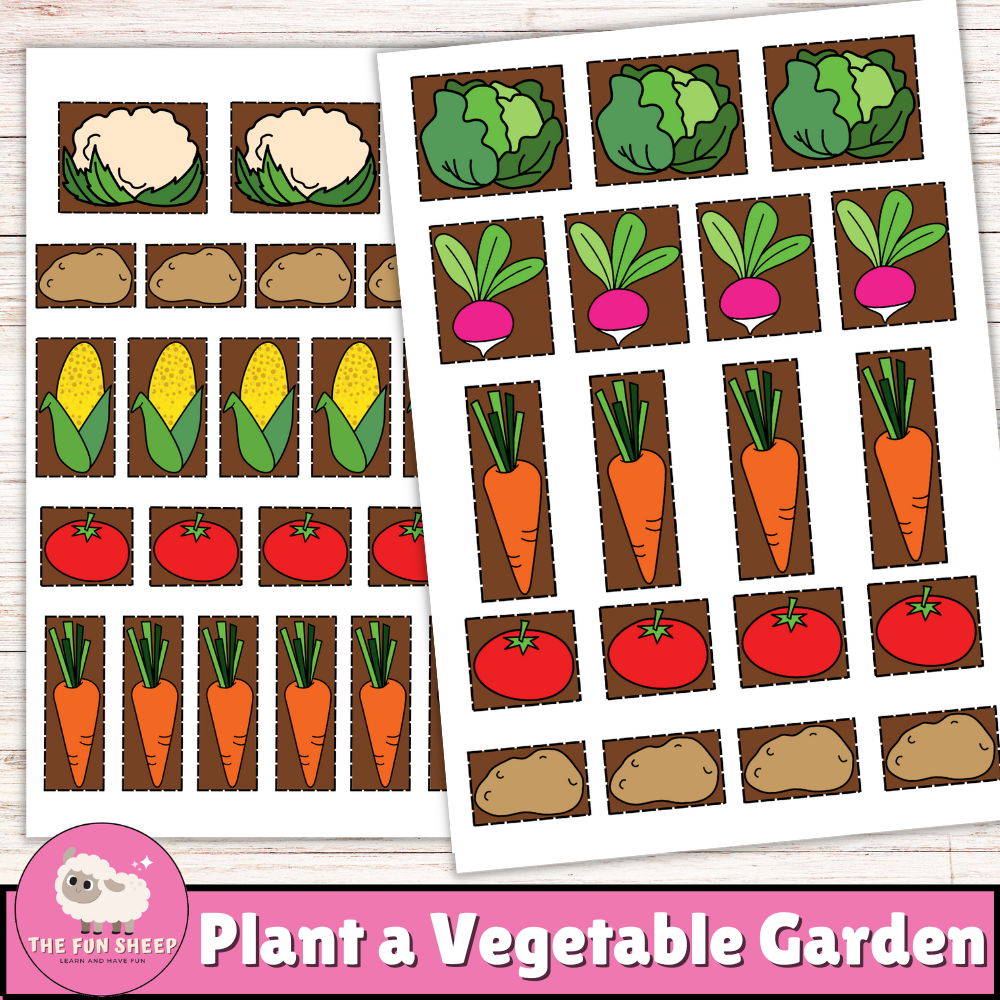 Plant a Vegetable Garden | Make Your Own Garden Printable, Cut and ...