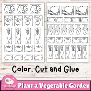 Plant a Vegetable Garden | Make Your Own Garden Printable, Cut and ...