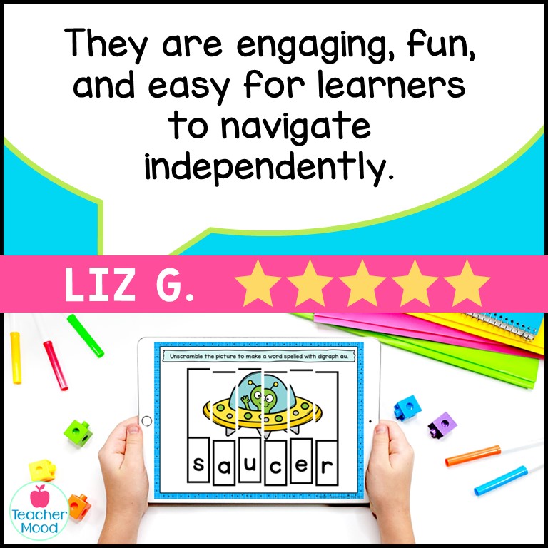 Phonics Games | Diphthongs AU AW | Literacy Centers for 1st Grade ...