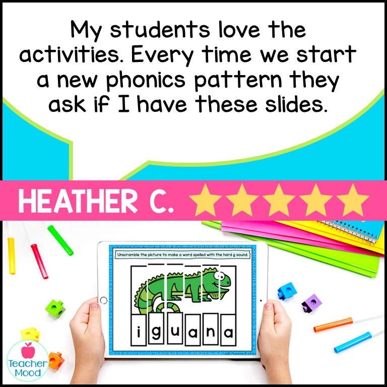 Phonics Games | Hard and Soft G | Literacy Centers for 1st Grade ...