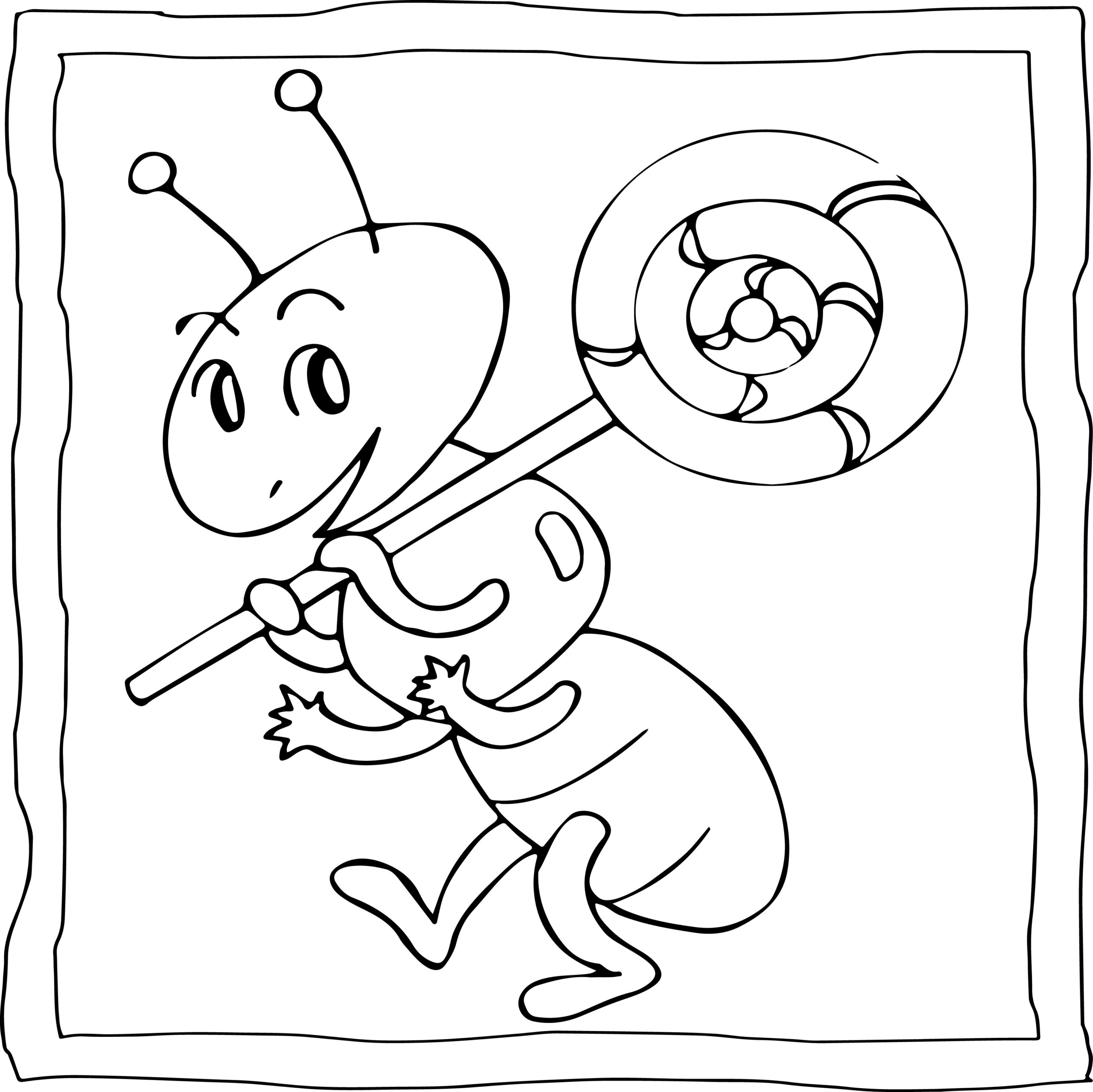 Ant Coloring Book : Easy and Fun Ants Coloring Book for Kids | Made By ...