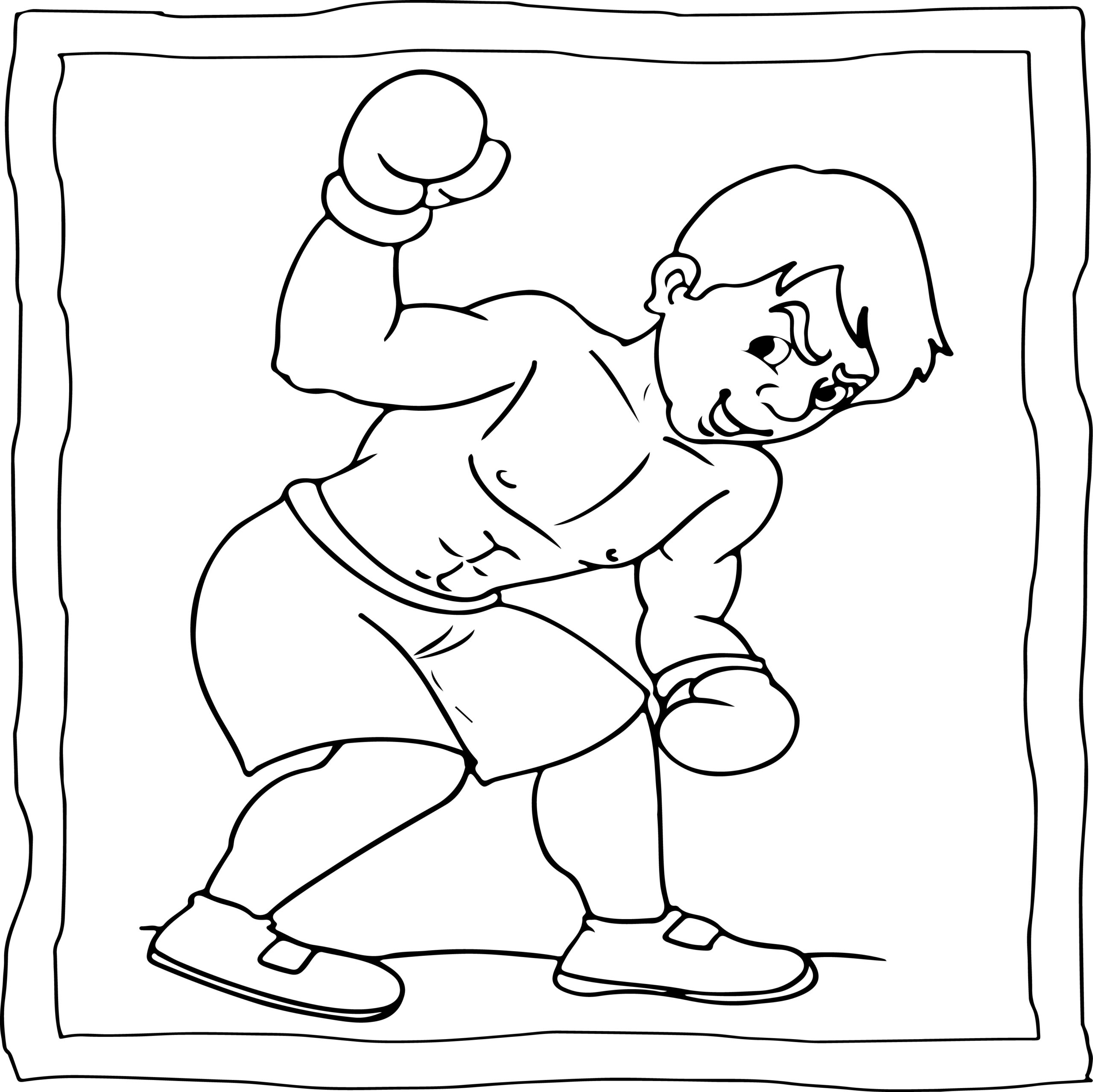 Boxing Coloring Book : Easy and Fun Boxing Coloring Book for Kids ...
