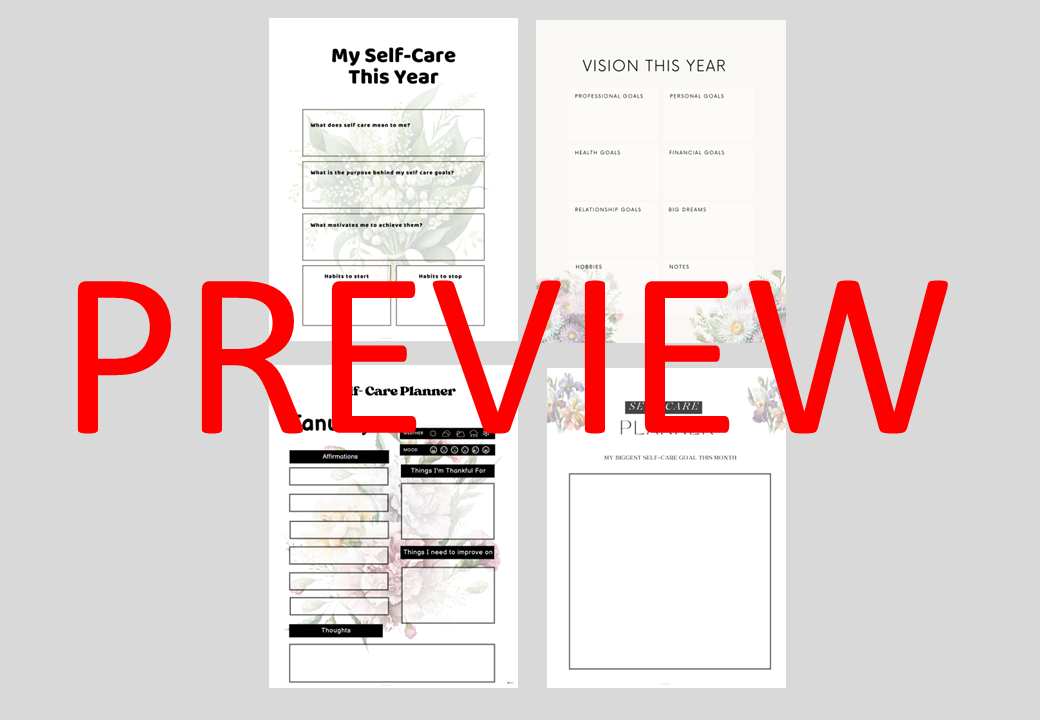 Self-Care Planner Journal For Teachers Monthly | Made By Teachers