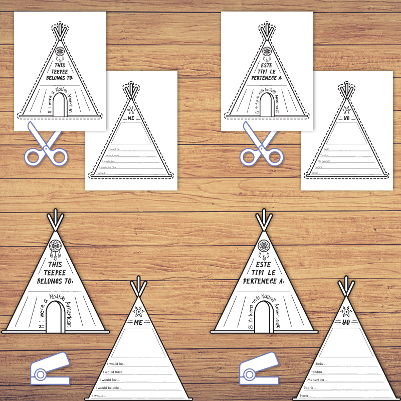 Native Americans Mini Book and Crafts BUNDLE | Made By Teachers