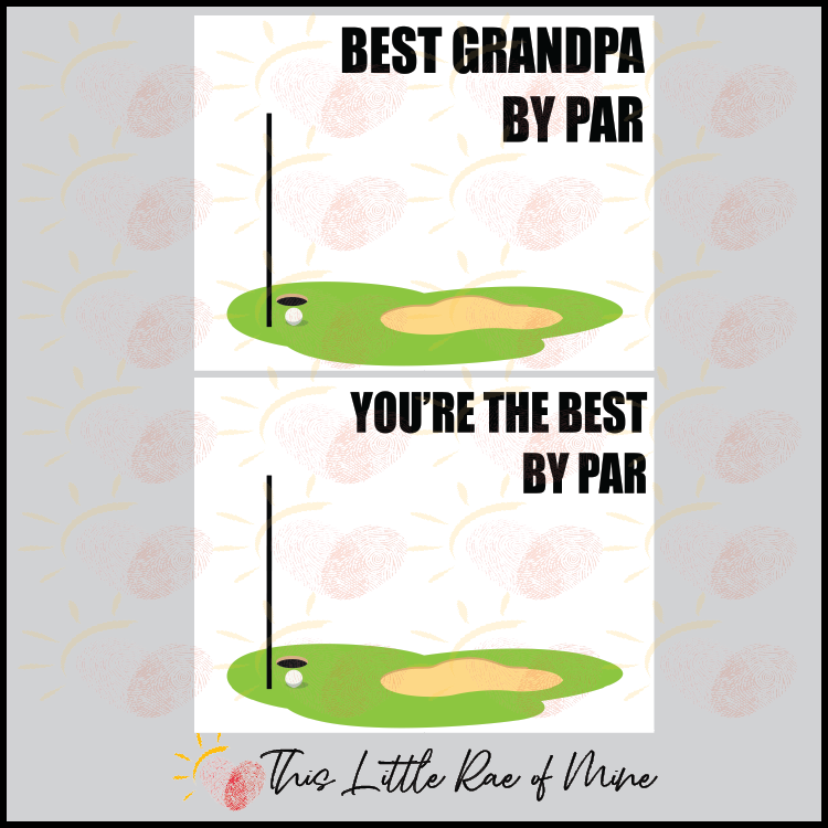 Best by Par - golf - Father's Day - For Dad - Grandpa - printable ...