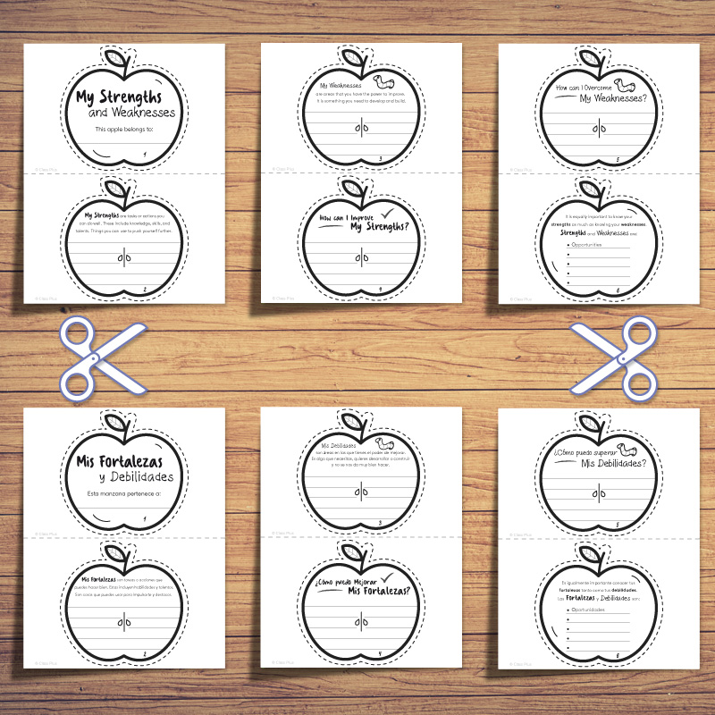 Apple Day Book Activity BUNDLE: Exploring Strengths & Weaknesses for ...