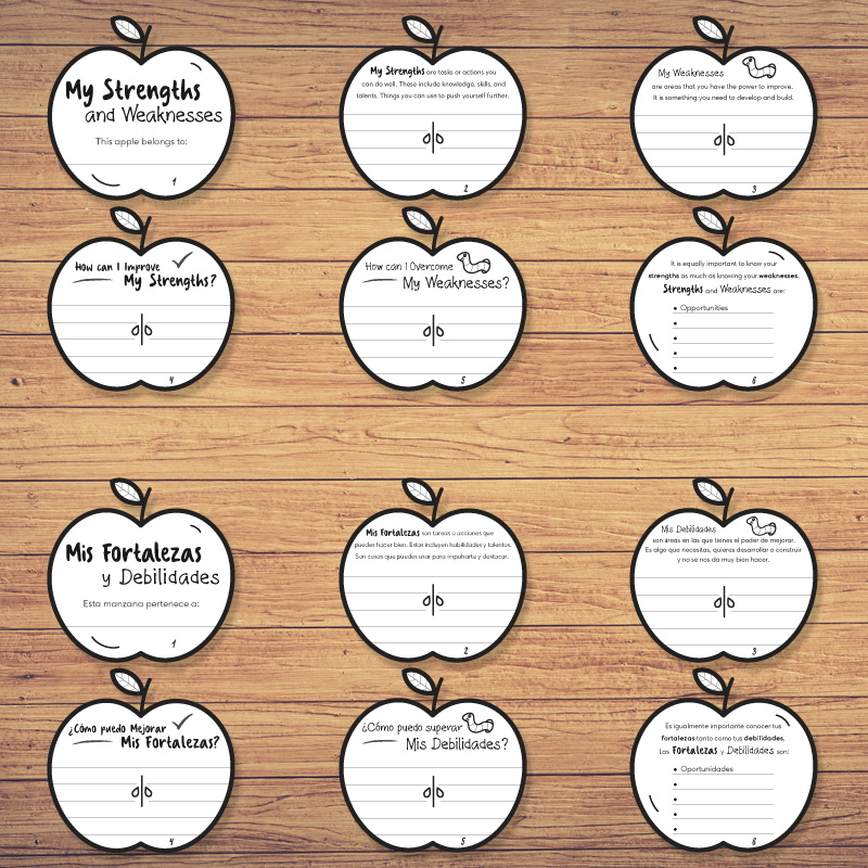 My Strengths and Weaknesses Apple Books BUNDLE | Made By Teachers