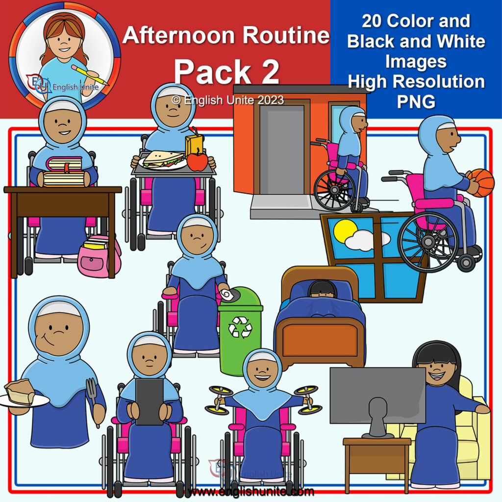Clip Art - Afternoon Routine Sequence Pack 2 | Made By Teachers