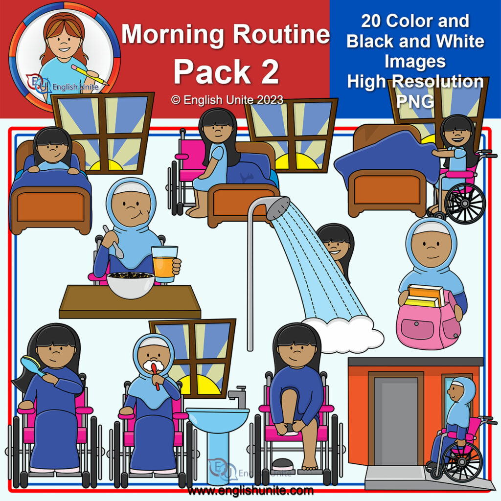 Clip Art - Morning Routine Sequence Bundle | Made By Teachers