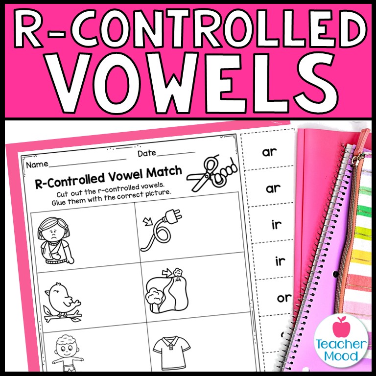 R-Controlled Vowels Phonics Worksheets | 1st Grade Word Work | Made By ...