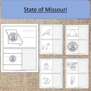 State of Missouri Symbols Booklet Elementary Montessori Homeschool ...