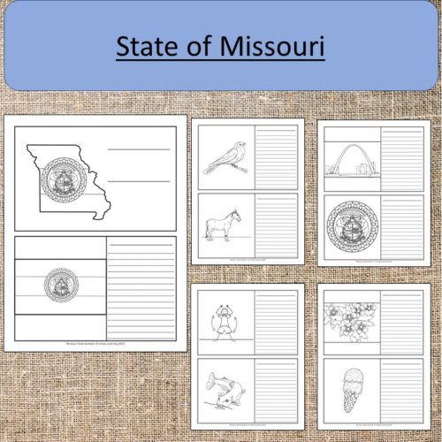 State of Missouri Symbols Booklet Elementary Montessori Homeschool ...