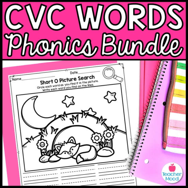 Kindergarten Phonics Worksheets | Phonics Word Work BUNDLE | Made By ...