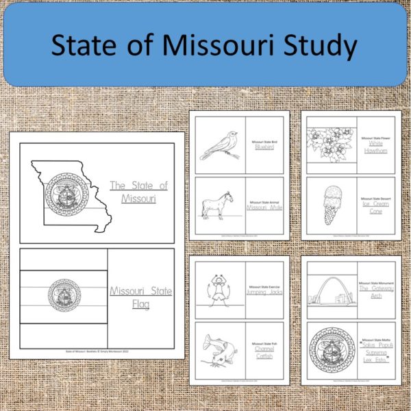 State of Missouri Booklet / Where I live page Montessori Homeschool ...