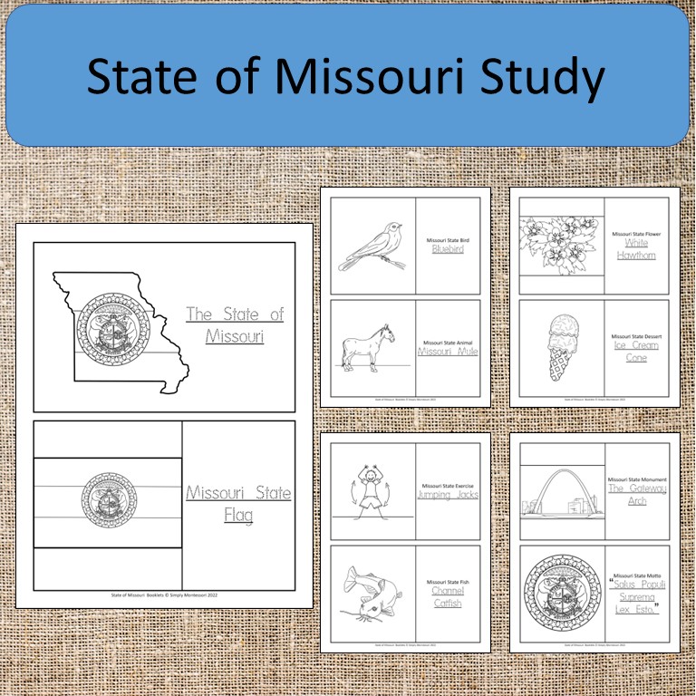 State of Missouri Booklet / Where I live page Montessori Homeschool ...