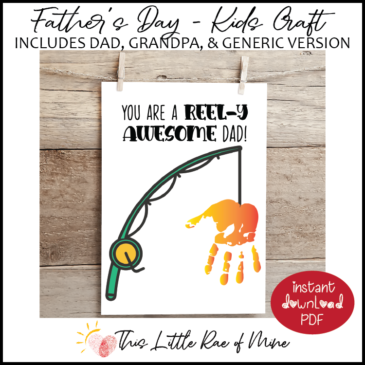 Reel-y Awesome - Dad - Grandpa - fishing - Father's Day - printable ...