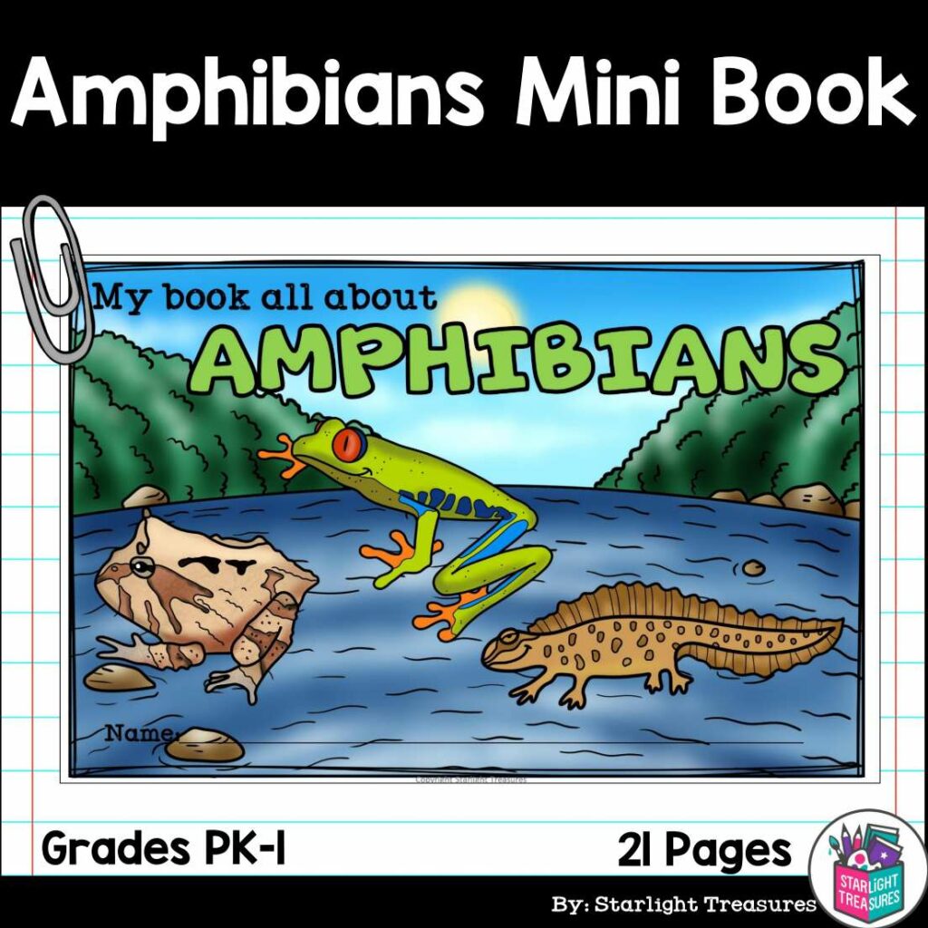 Amphibians Mini Book for Early Readers: Animal Groups and ...