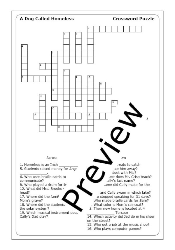 Sarah Lean "A Dog Called Homeless" worksheets | Made By Teachers