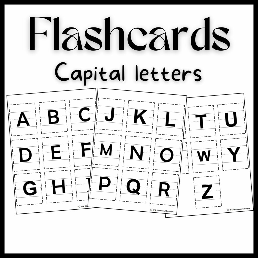 Bright Alphabet Posters and Flashcards uppercase and lowercase ...