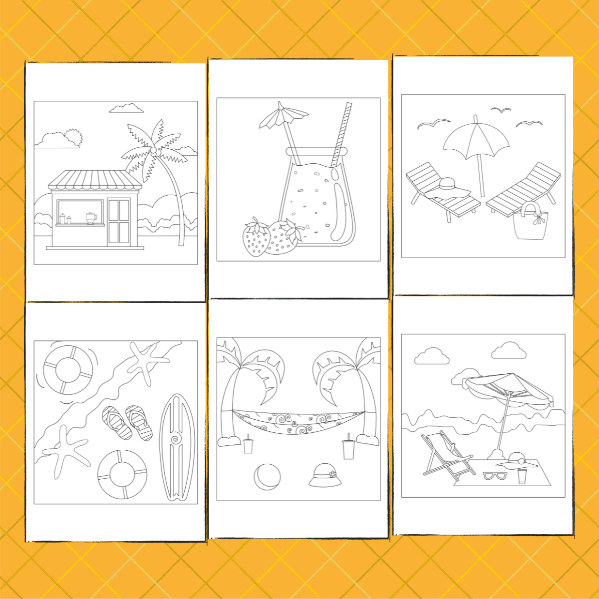 Hello Summer Coloring Pages | Made By Teachers