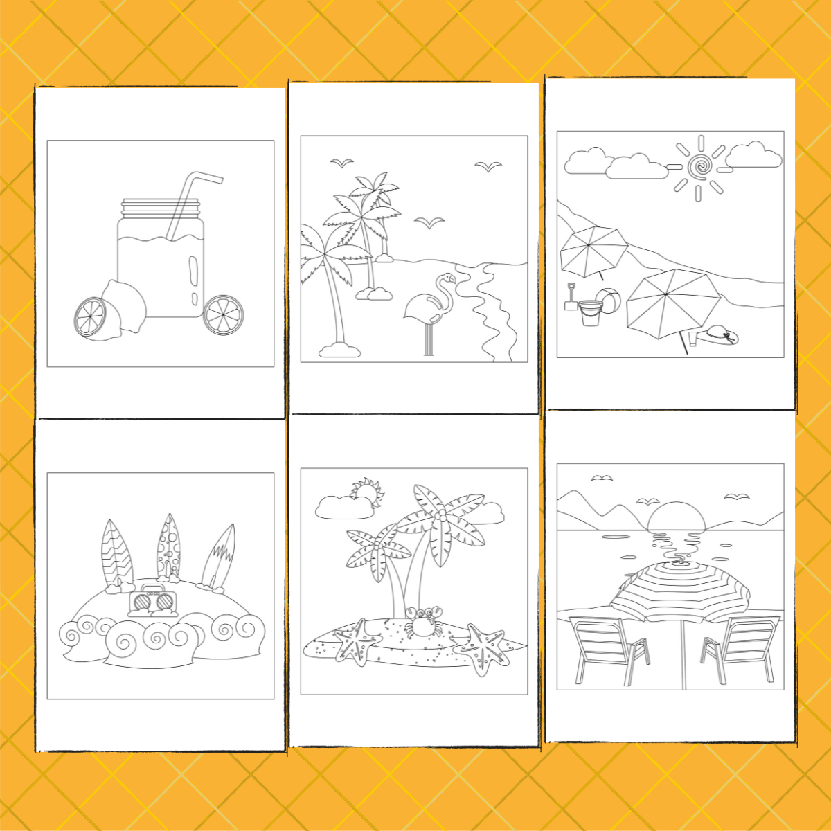 Hello Summer Coloring Pages | Made By Teachers