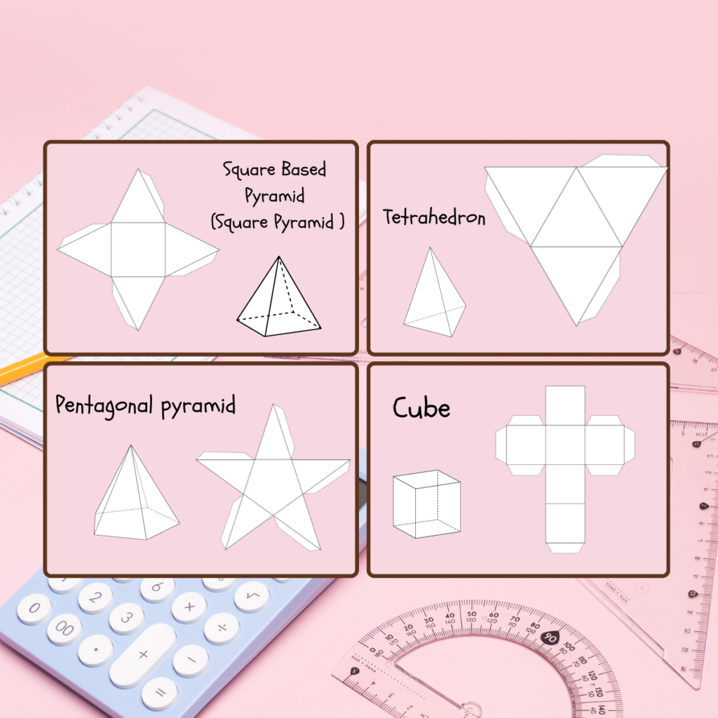 Free Printable 3D Shape Nets | Made By Teachers