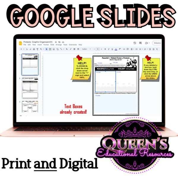 Protest Worksheets | Protest Activities | Protest Questions | Protest ...