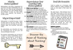 BROCHURE Metacognition - Executive Functioning Skills | Made By Teachers