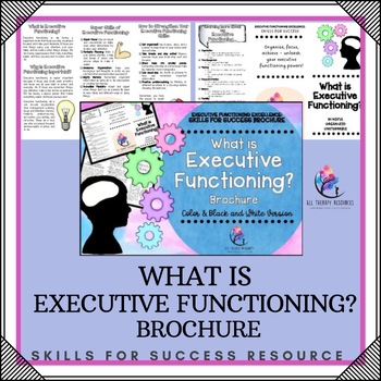 BROCHURE What is Executive Functioning Brochure - Checklist and ...