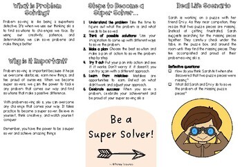 BROCHURE Problem Solving Skills : Executive Functioning Skills for ...