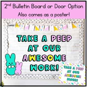 Peeps Bulletin Board and Craftivity | Made By Teachers