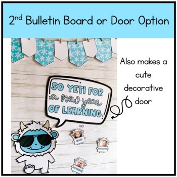 January Bulletin Board | Yeti New Years Bulletin Board | Made By Teachers