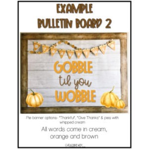 Thanksgiving Themed Bulletin Board | Made By Teachers